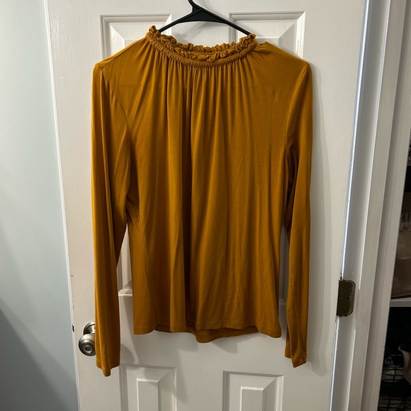 Ann Taylor | Tops | Mustard Long Sleeve Top From Ann Taylor | Poshmark
